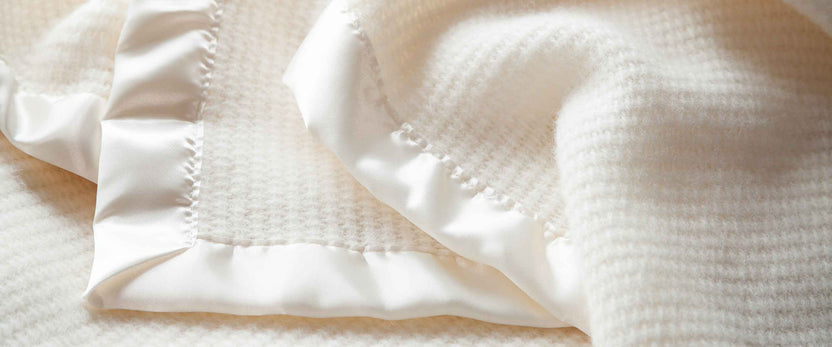 Wool Cellular Bed Blanket | British Made | The Wool Company