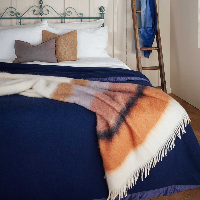 Wool Cellular Bed Blanket | British Made | The Wool Company