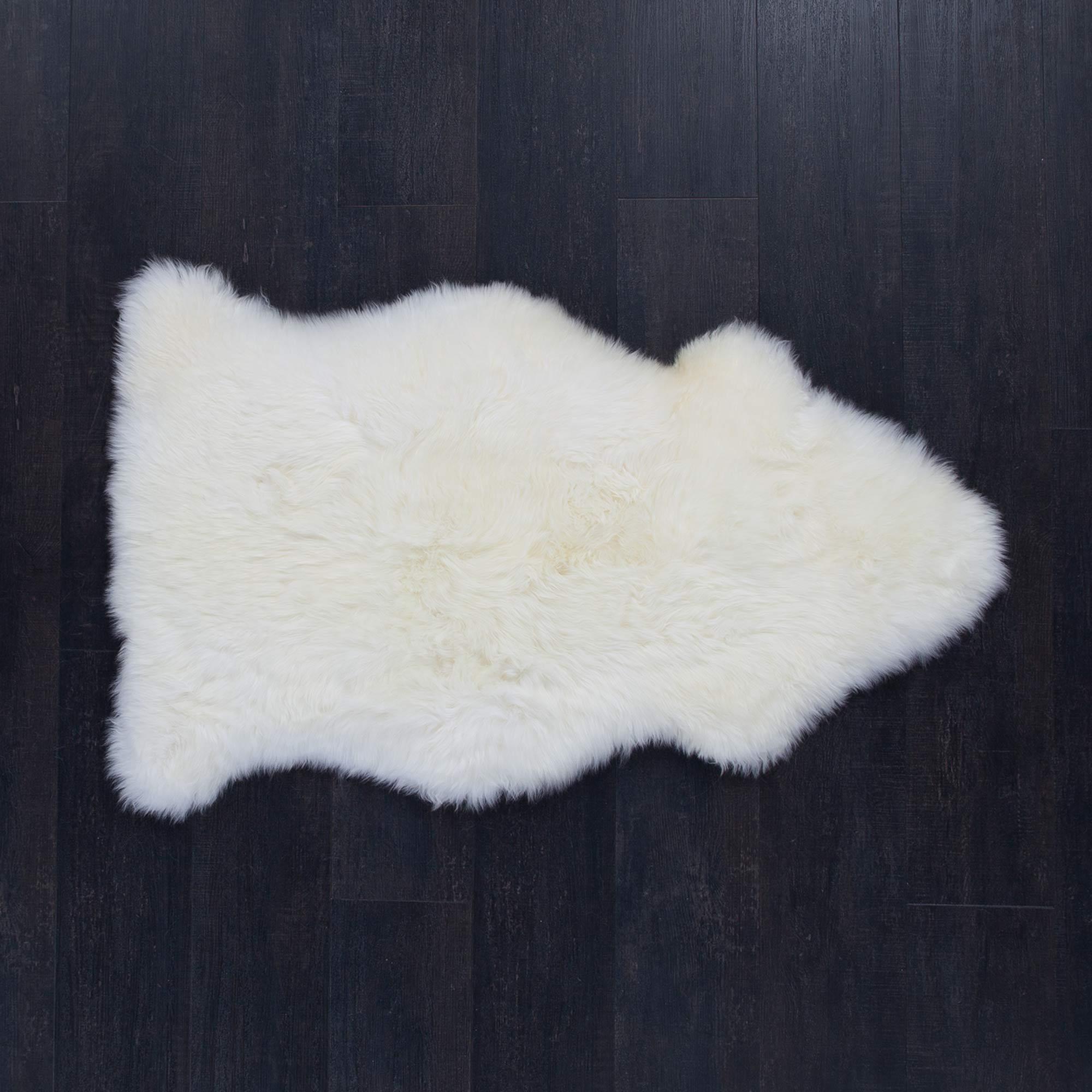 Luxury Large White Merino Sheepskin Rug | The Wool Company